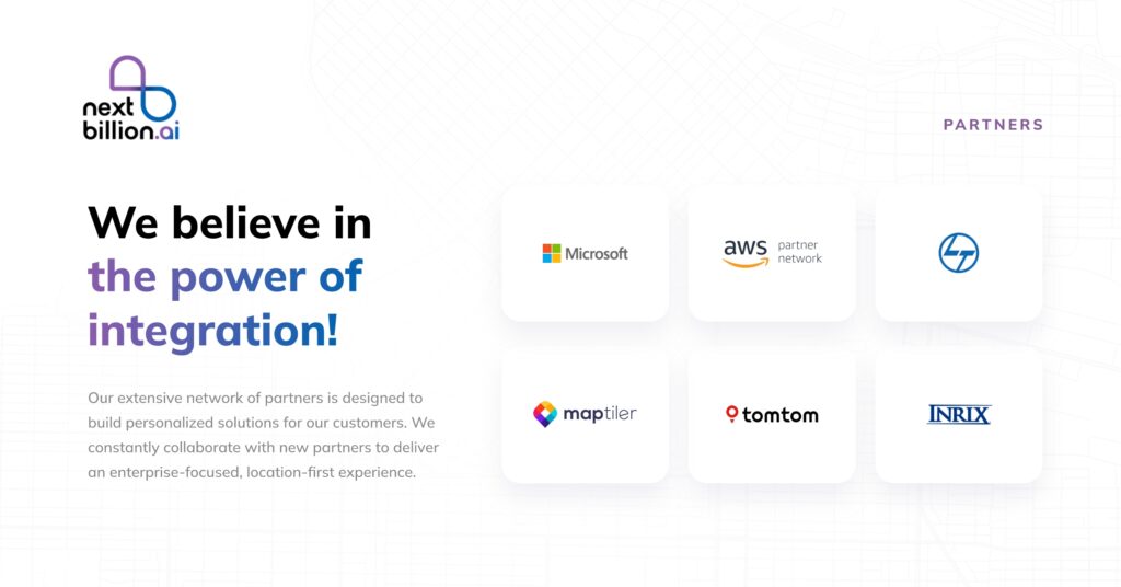 NextBillion.ai’s Partner Network