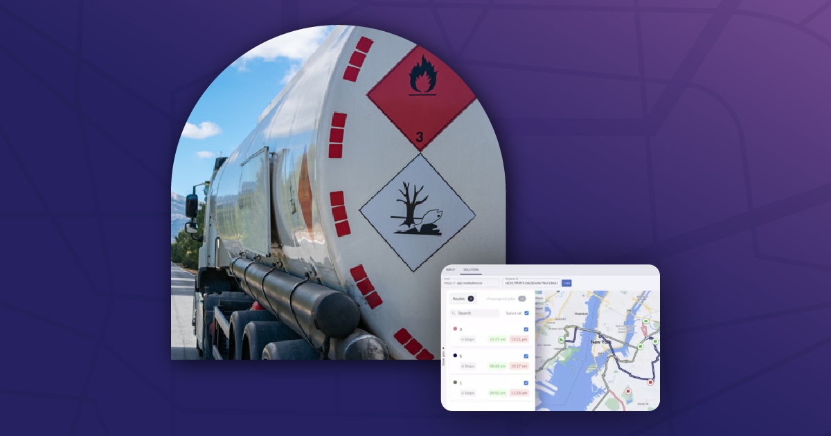 Simplify Hazmat Route Planning With NextBillion
