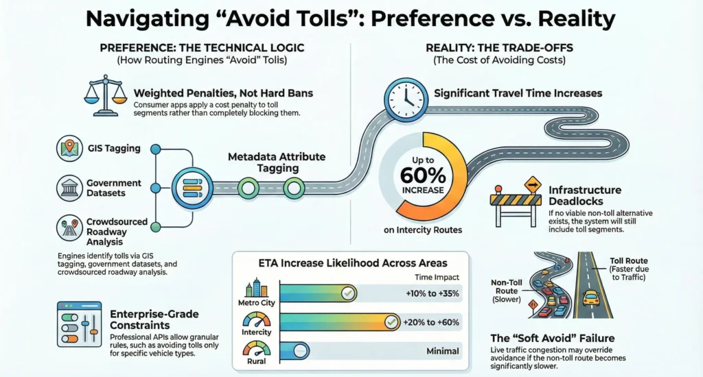 What ‘Avoid Tolls’ Really Means in Navigation Apps (And When It Fails ...